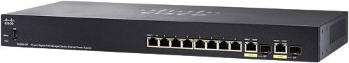 Cisco SG355-10P 8-Port GbE PoE+ Smart Switch w 2xGbE Combo, 62W PoE (UK ...