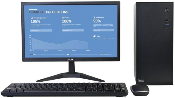 Buy Ease Mini Tower PC i5-12400 8GB 1TB HDD (EMT5) with Cheapest Price ...